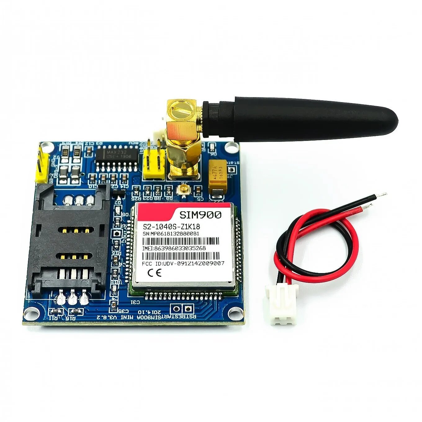 GSM модуль SIM900A V4.0, Цвет: SIM900 — фото 1