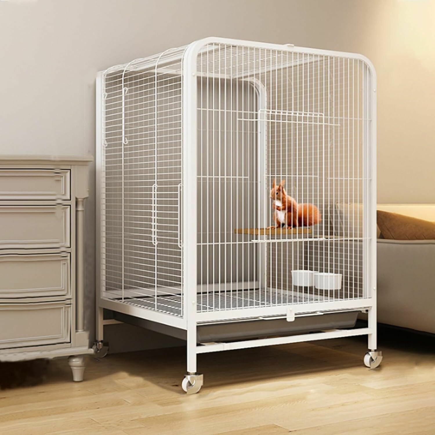 Роскошная птичья клетка в стиле виллы