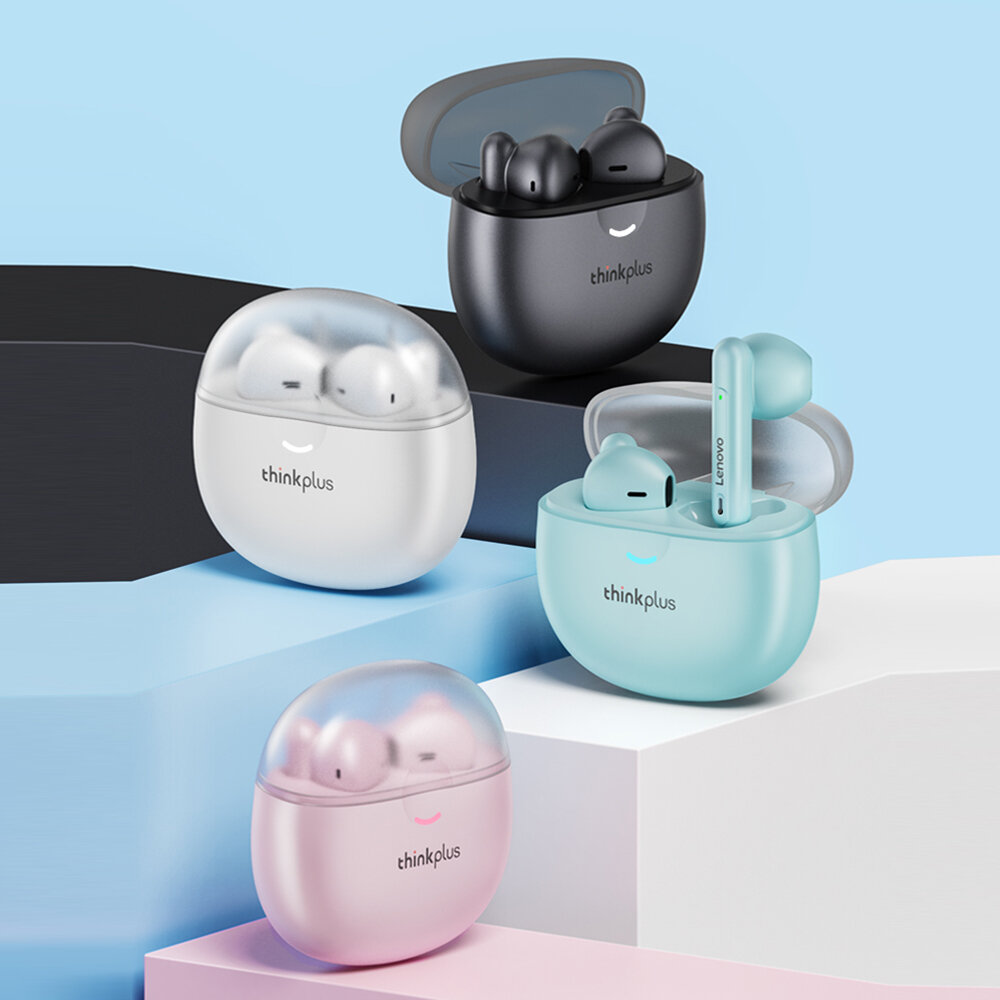 Lenovo thinkplus LP1 Pro: Беспроводные наушники BT5.1, полувкладыши, спорт, HiFi-звук, черные