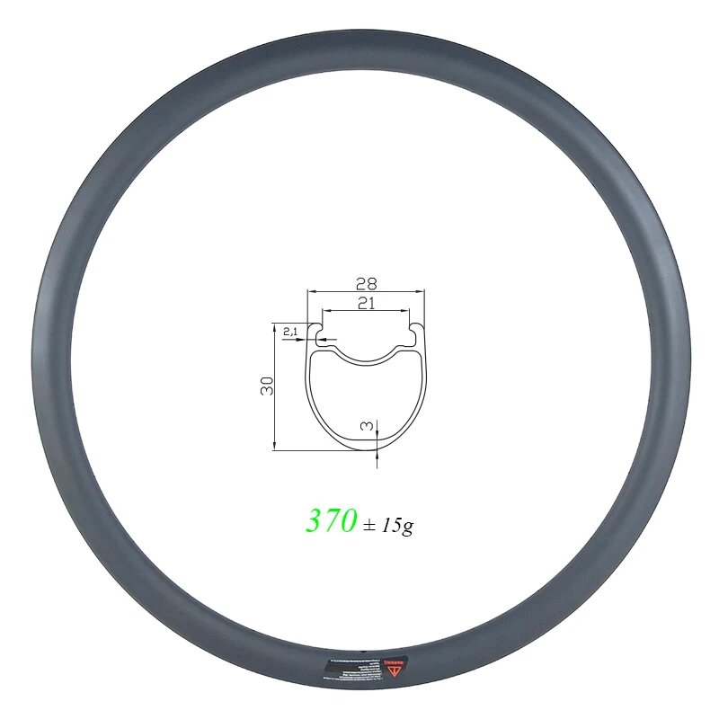 Speedsafe 370g SL 700c 30 мм карбоновые колеса 24H UD matte