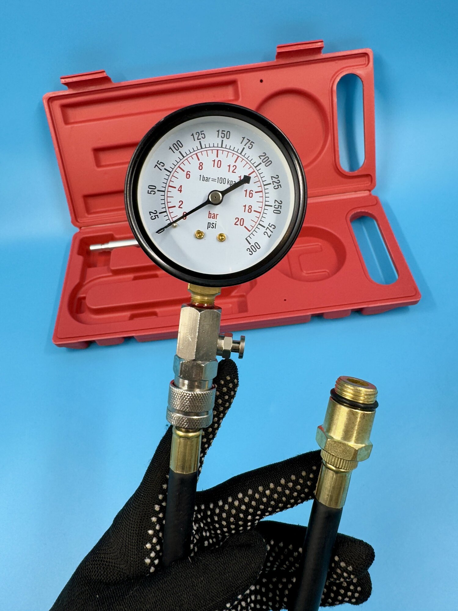 Компрессометр бензинового двигателя 2 предмета, тестер компрессии двигателя