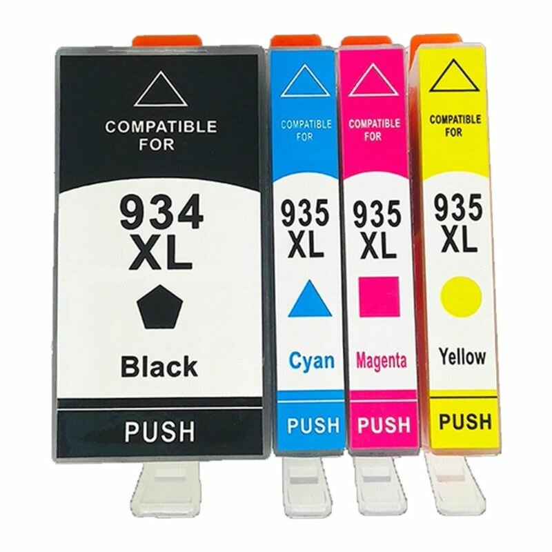 Сменный картридж, совместимый с Smart Ink, для HP 934XL 935XL 934 XL 935 (комбинированный комплект из 4 упаковок BK и C/M/Y) Officejet 6220