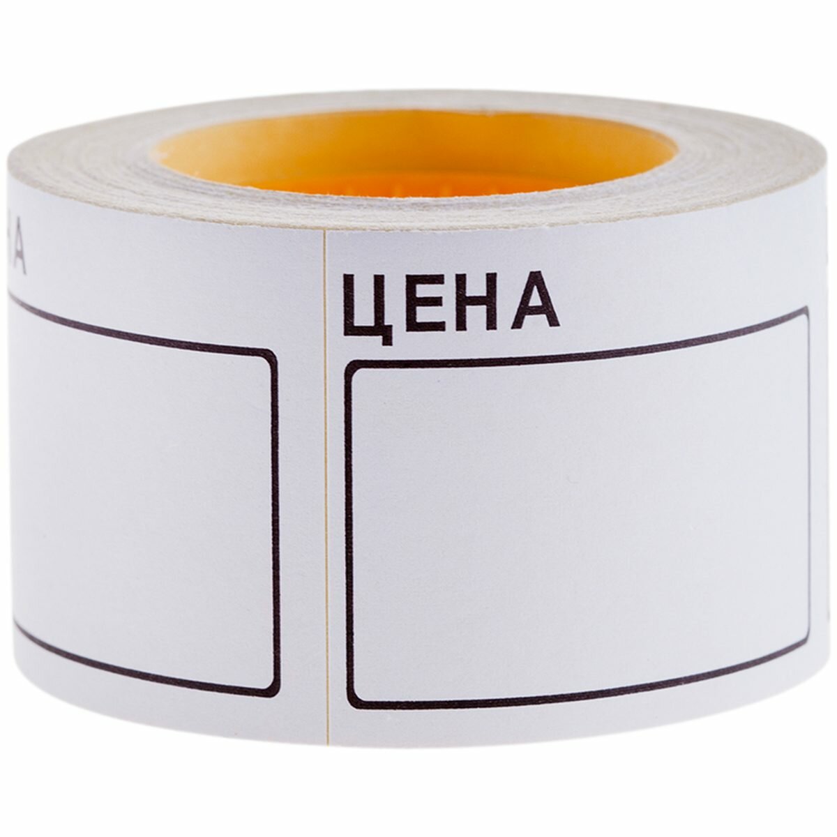 Этикет-лента OfficeSpace, 50x40мм, белая прямоугольная, 200шт. (Spt_4140), 5 уп.