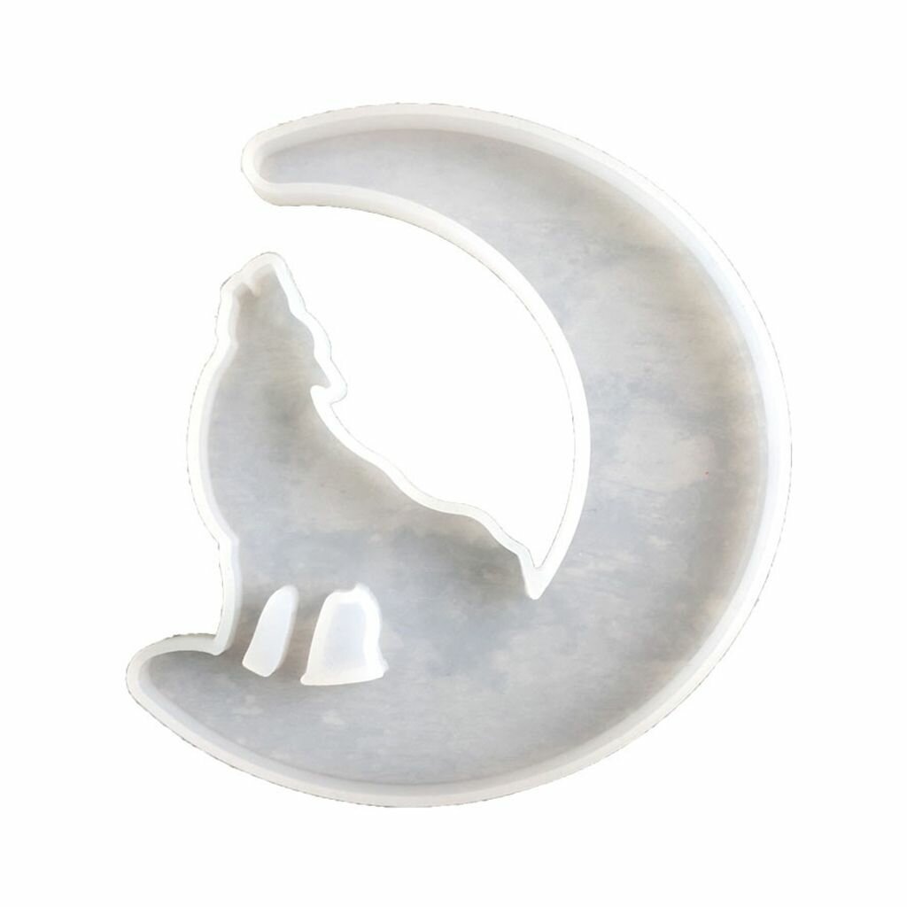 Diy кристалл луна кулон форма - волк 1