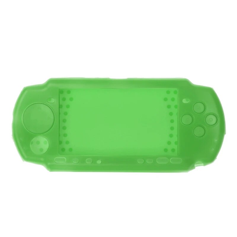 Силиконовый чехол для Sony PSP 2000/3000, зеленый