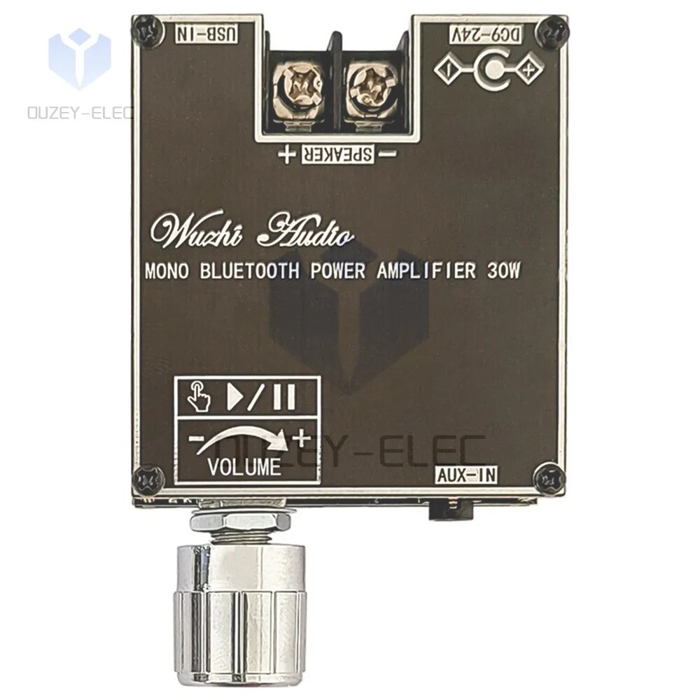 ZK-301B Моноканальный аудиоусилитель Bluetooth 5.3 30Вт
