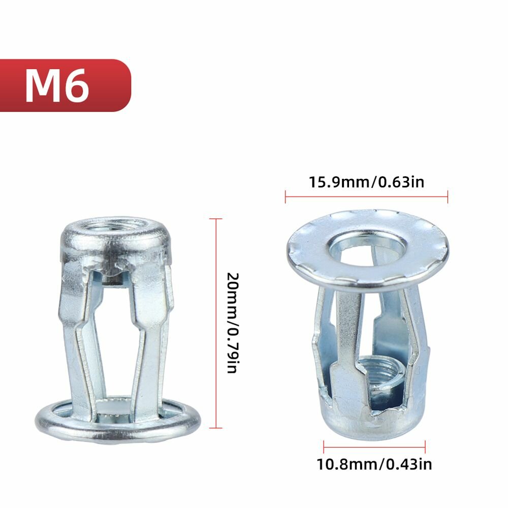 HIFESON Заклепка 6 M6 20 шт.