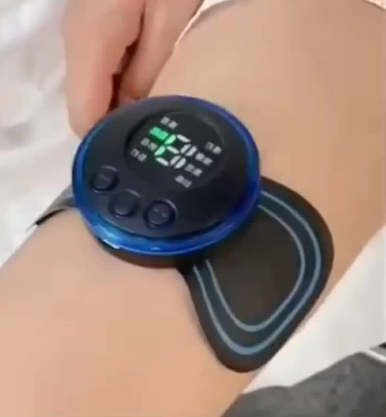 Мини-массажер для тела, глубокий массаж спины для снятия боли, перезаряжаемый массажер для шеи, супер тихий портативный электрический массажер для расслабления тела с электродными накладками, мини-массажер для шеи