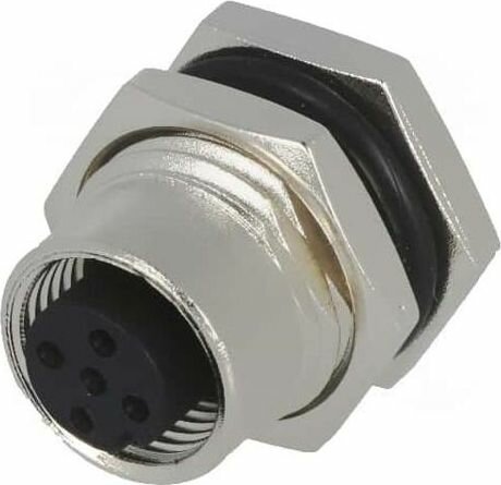 Гнездо AMPHENOL M12A-05PFFP-SF8001 Гнездо M12 PIN: 5 "мама" код A-DeviceNet / CANDpen THT 60В 4А 1шт