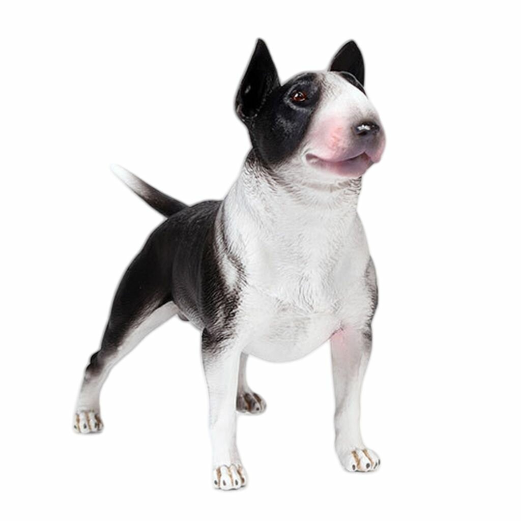 Имитационная модель игрушечной собаки-черного бультерьера
