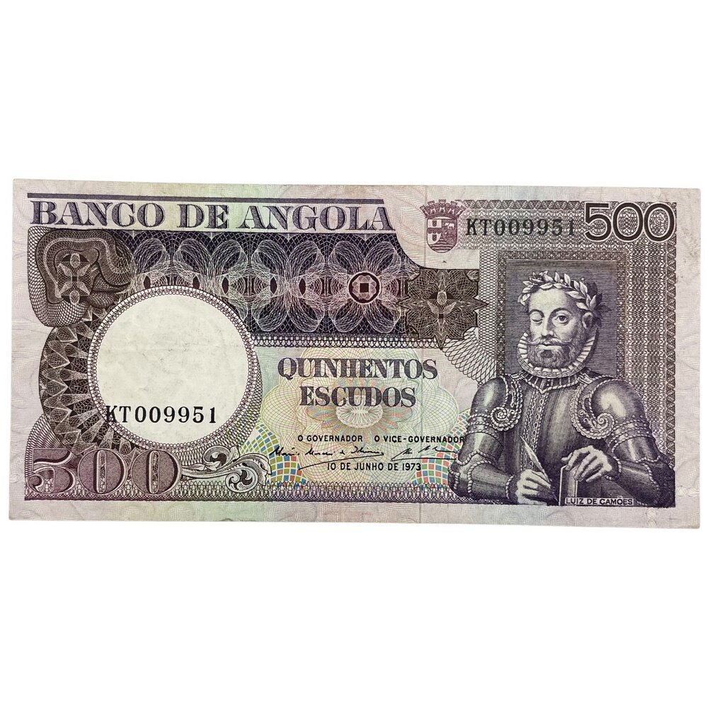 Ангола 500 эскудо 1973 г. (Серия KT)