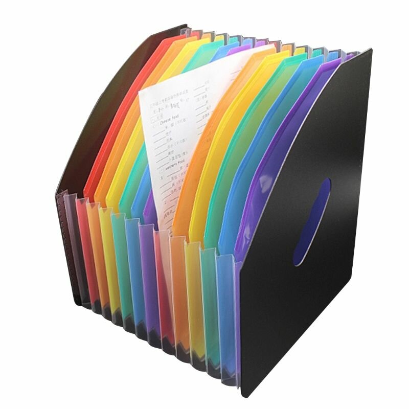 Органайзер для файлов-аккордеона, 13 карманов, расширяющаяся папка, портативная коробка, папки-гармошки формата А4, держатели для журналов