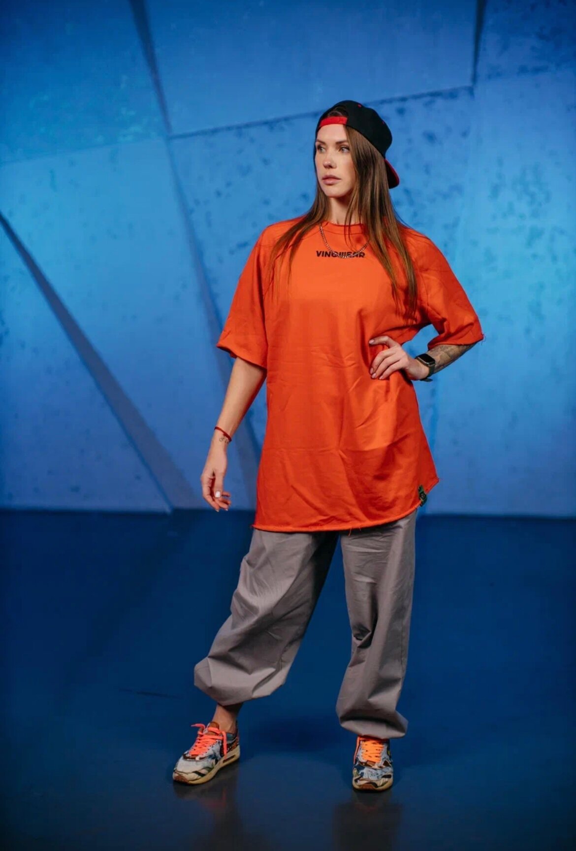 Футболка VINOWEAR, 1 шт., размер 42-54, оранжевый — фото 1