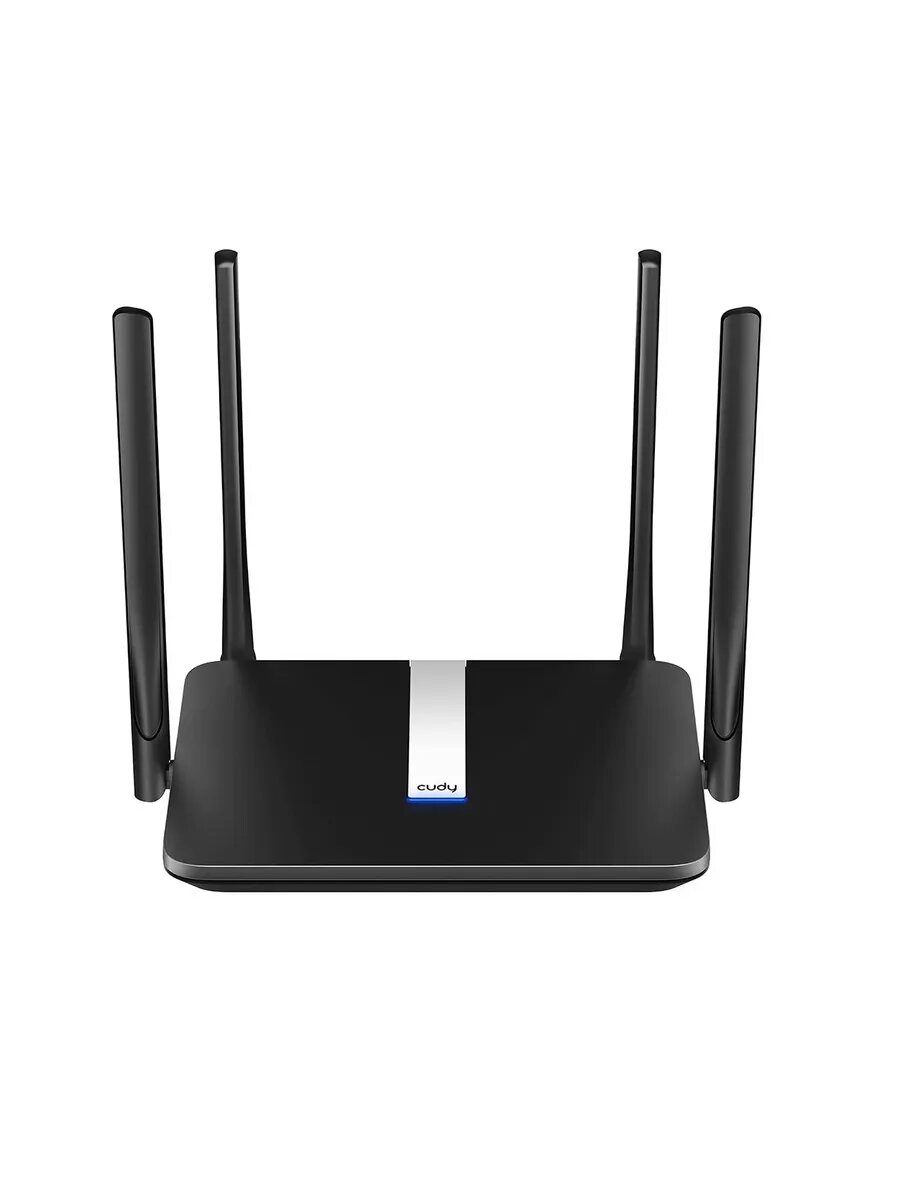 Роутер беспроводной CUDY LT500 AC1200 cat.4 черный