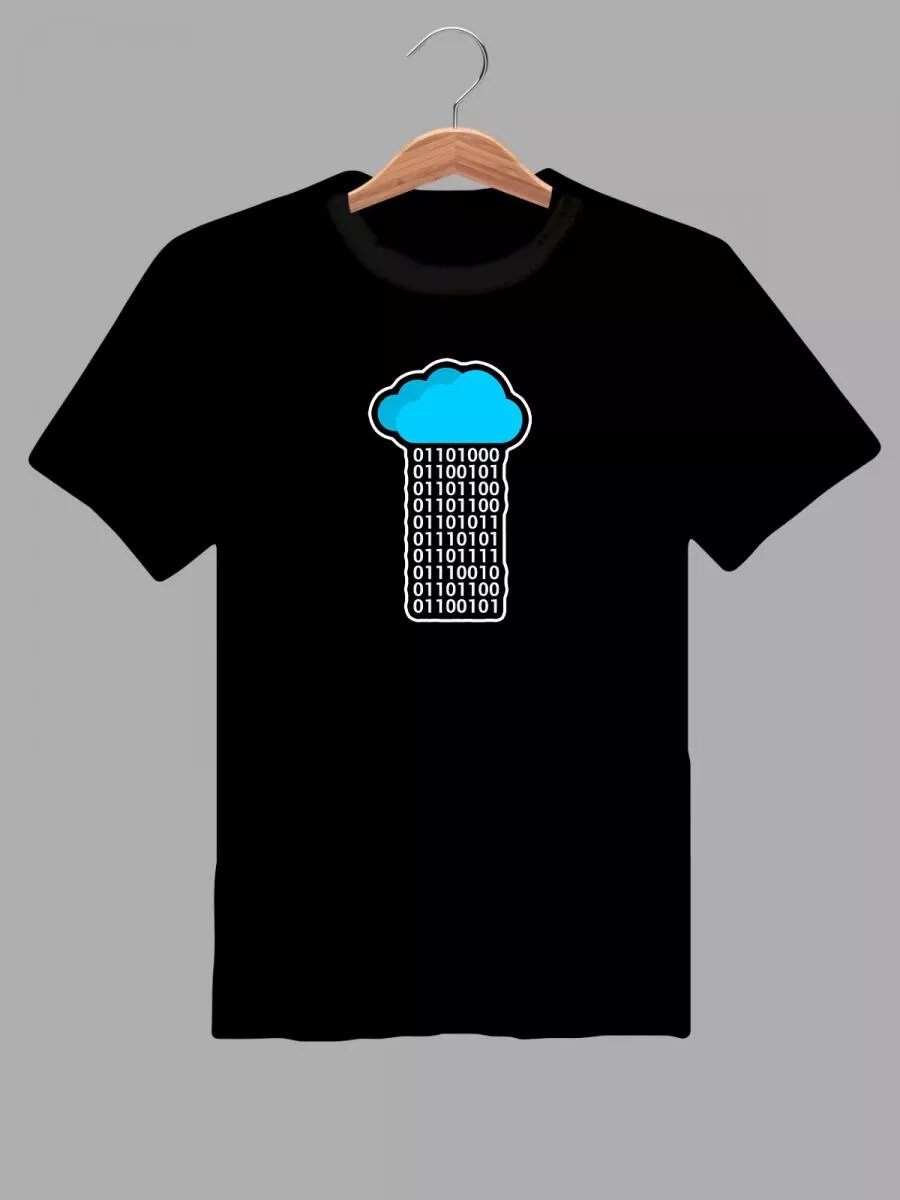 Футболка облако программист