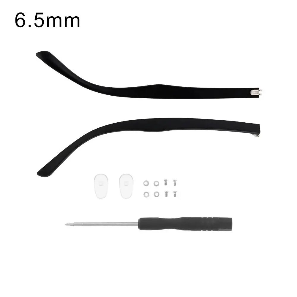 Дужки для очков TR90 черные 6.5mm