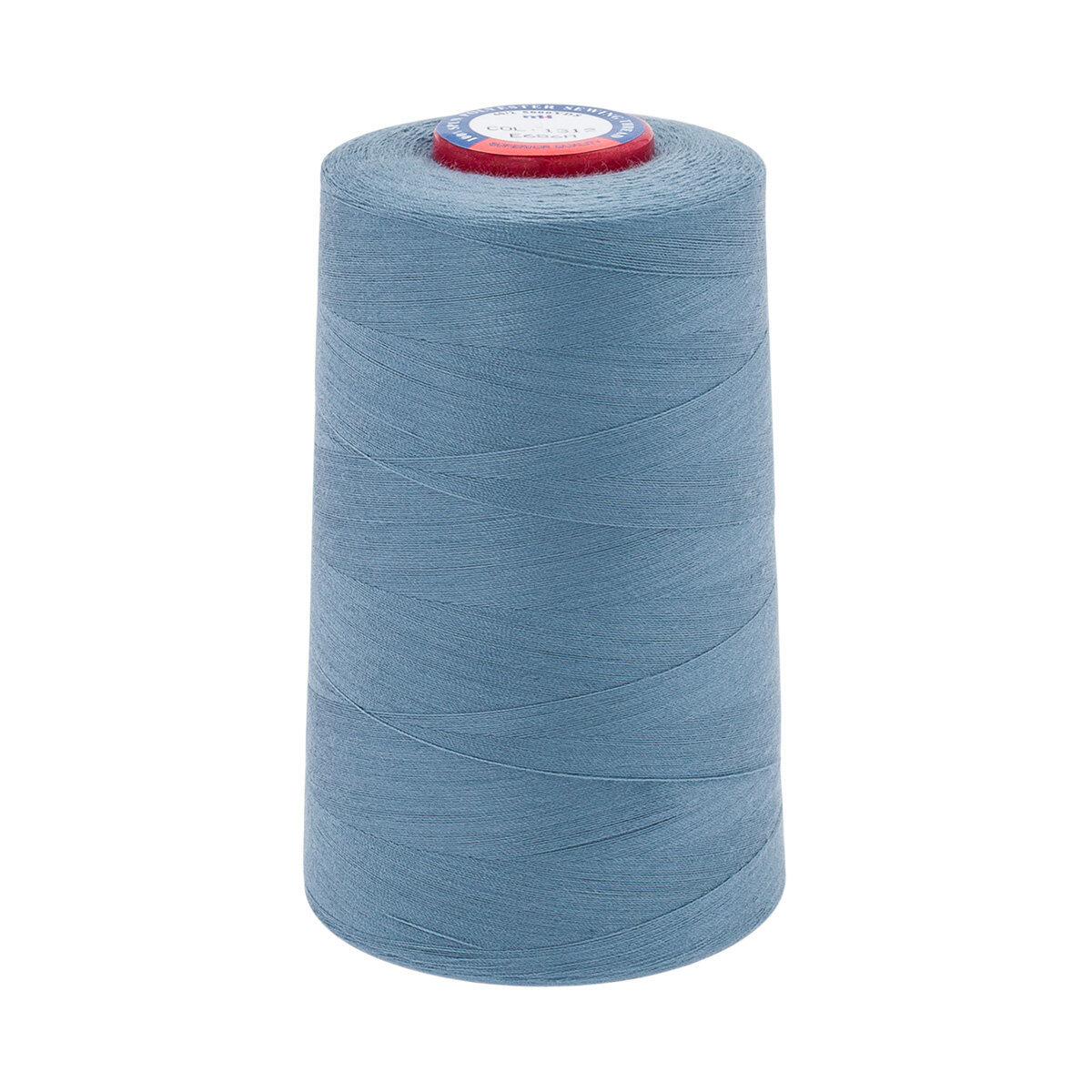 Нитки швейные №40/2, 4572 м (5000 ярдов), промышленные, mH EURON (1312 голубовато-серый)