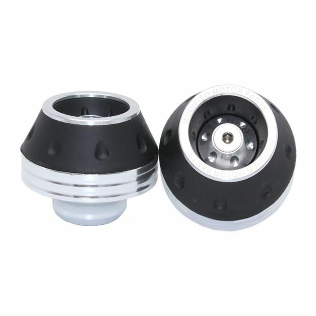 Специальные инструменты для мотоциклов, Защитные чашки передних вилок для мотоциклов - серебристый, 1 пара