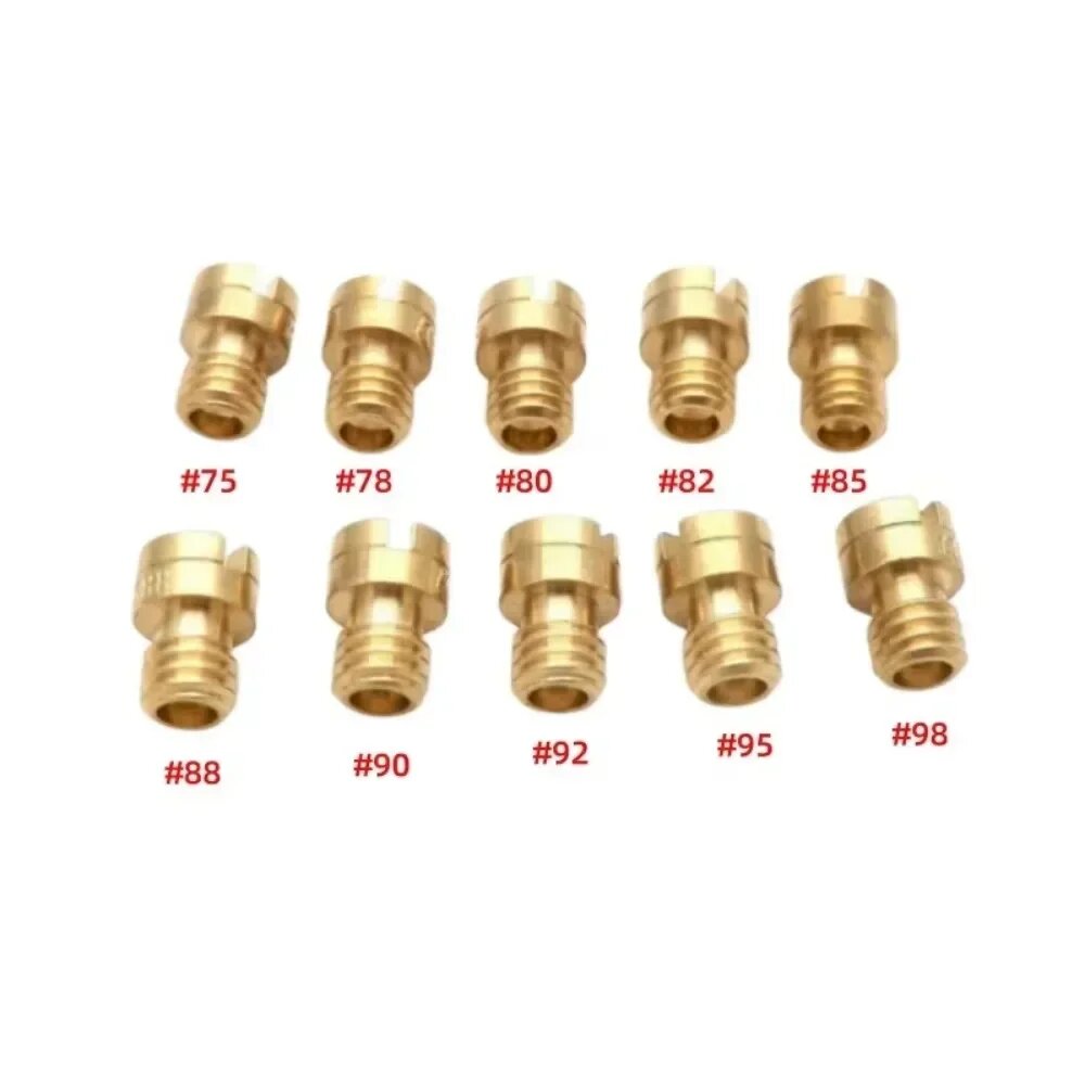Упаковка из 10 шт. главная жиклера M4 4 мм для карбюратора GY6 50cc 139QMB PZ19 Keihin OKO KOSO PWK Mikuni Keihin 75-98 (M4)