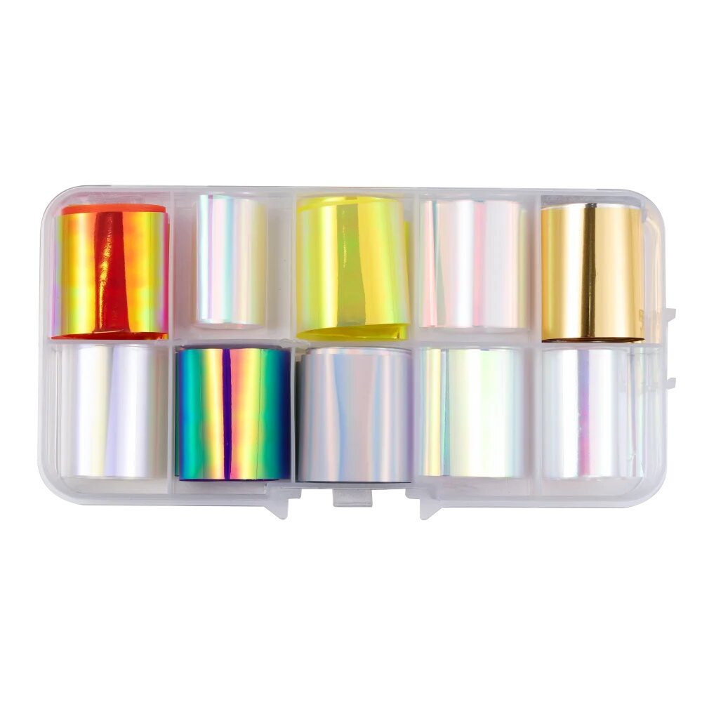 Наполнители для эпоксидной смолы Aurora Glitter Paper Glass Foils AGCFABS Set 07
