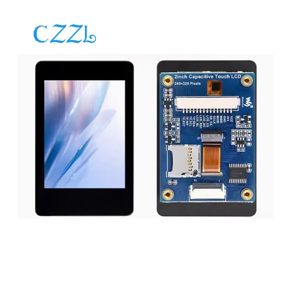 2,0-дюймовый цветной емкостный сенсорный дисплей ST7789T3, чип драйвера поддерживает Raspberry Pi/ESP32/Pico