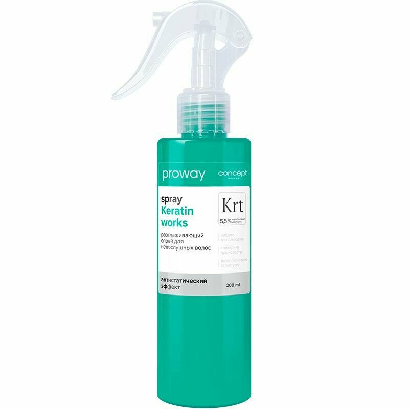 Concept Спрей разглаживающий для непослушных волос, 200мл