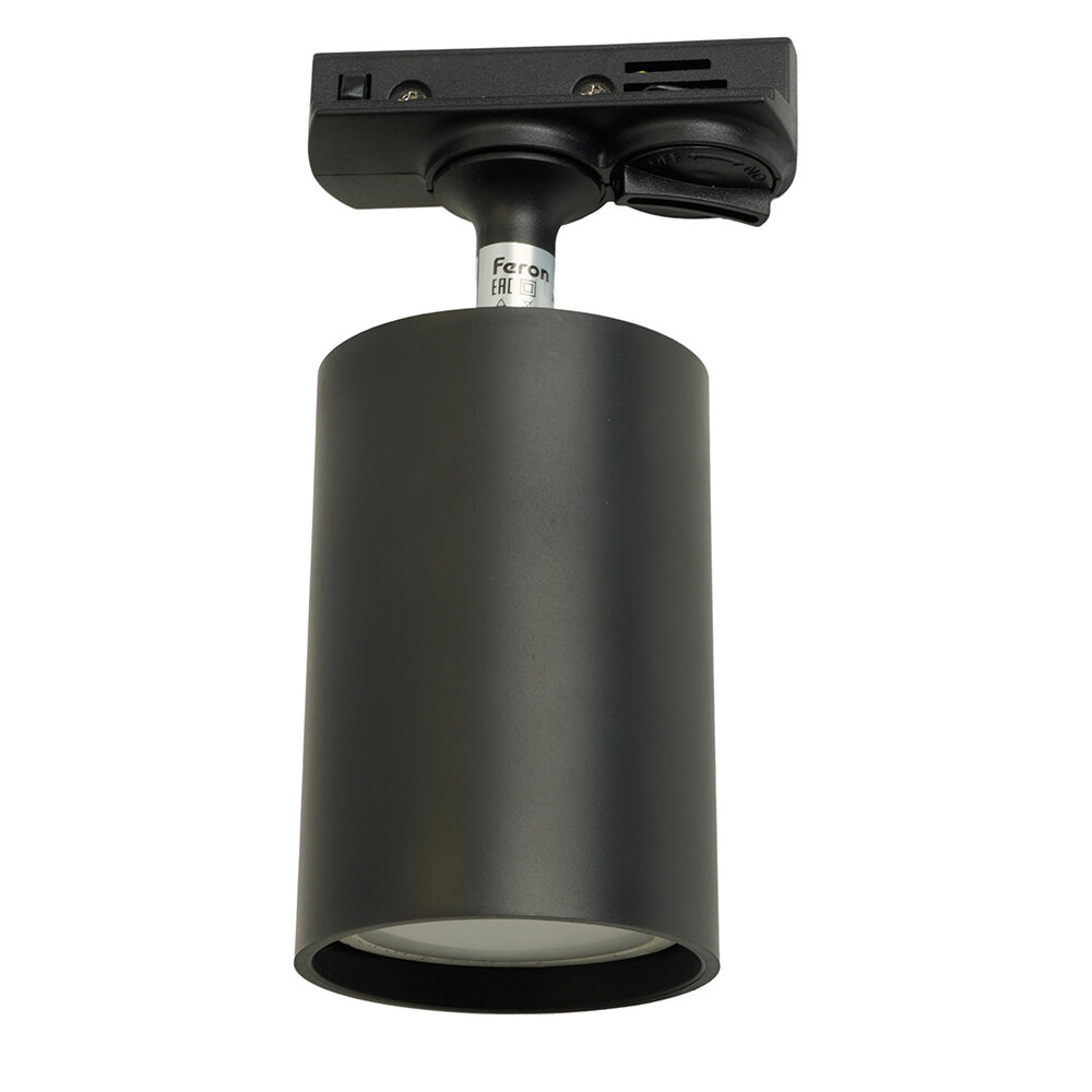 Светильник трековый Feron AL142 под лампу GU10 черный для акцентного света