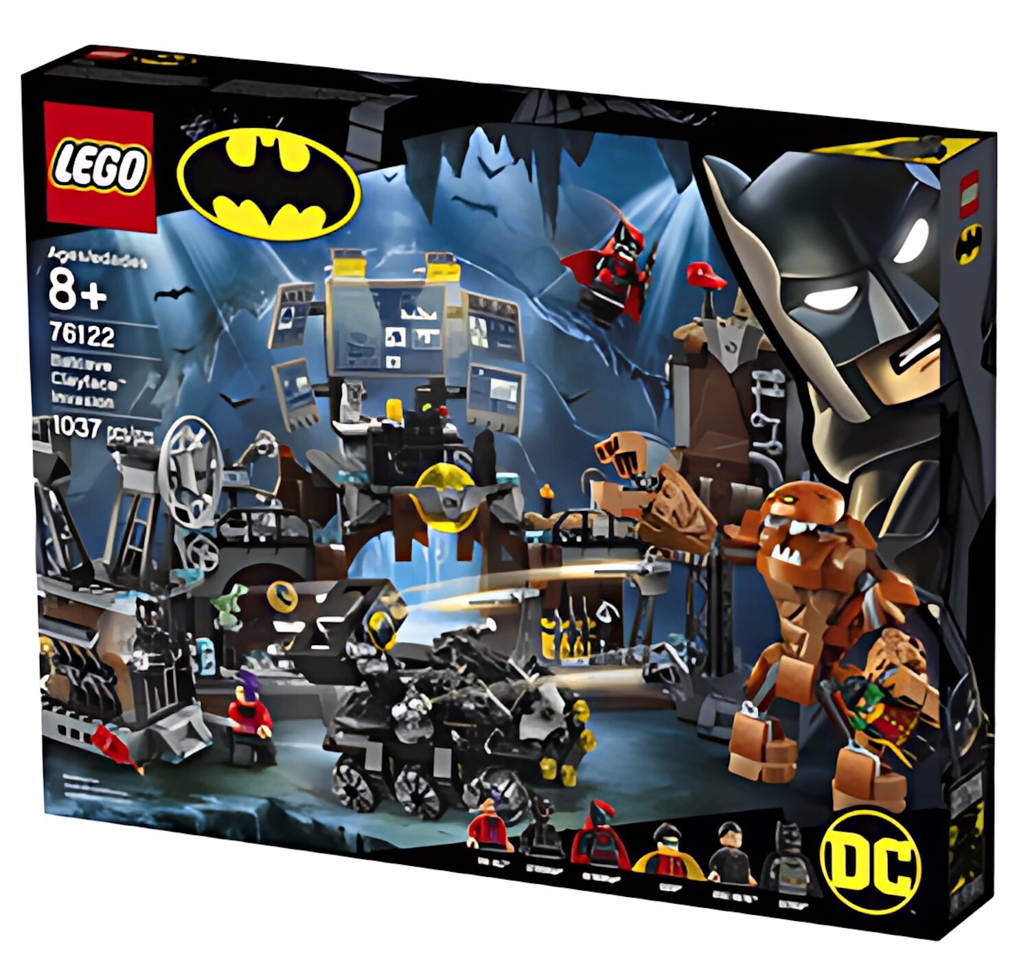 Конструктор LEGO Batman 76122 Вторжение Глиноликого в бэт-пещеру