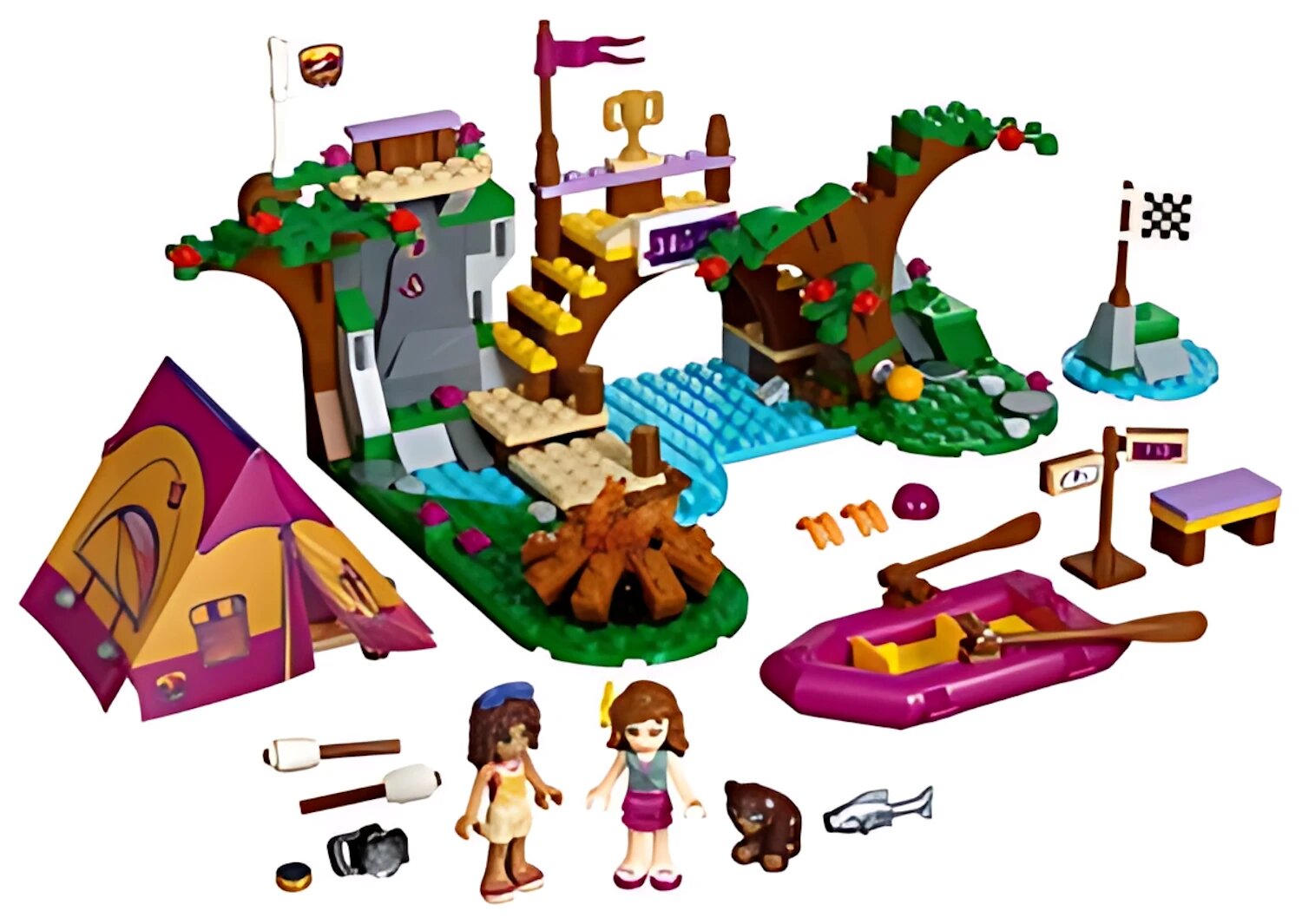 Конструктор LEGO Friends 41121 Сплав по реке в лагере