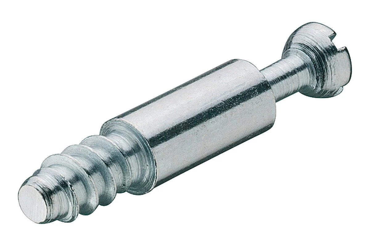 Hafele Minifix 15 S100 оцинкованный болт B24/8 мм 262.27.920 для мебели и крепления