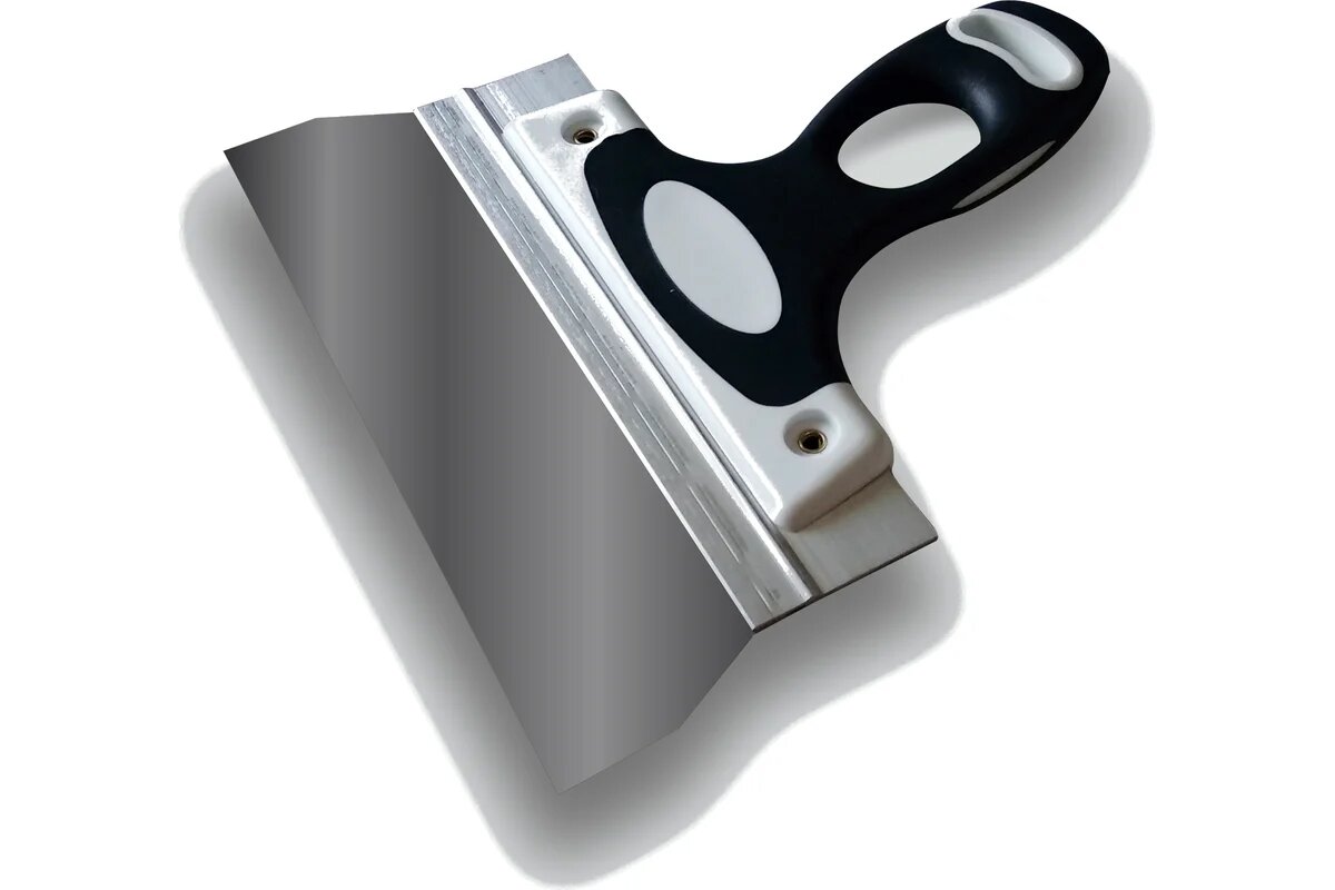 DECOR шпатель фасадный 450 мм, 45×0,4 мм, двухкомпонентная ручка, нерж. сталь