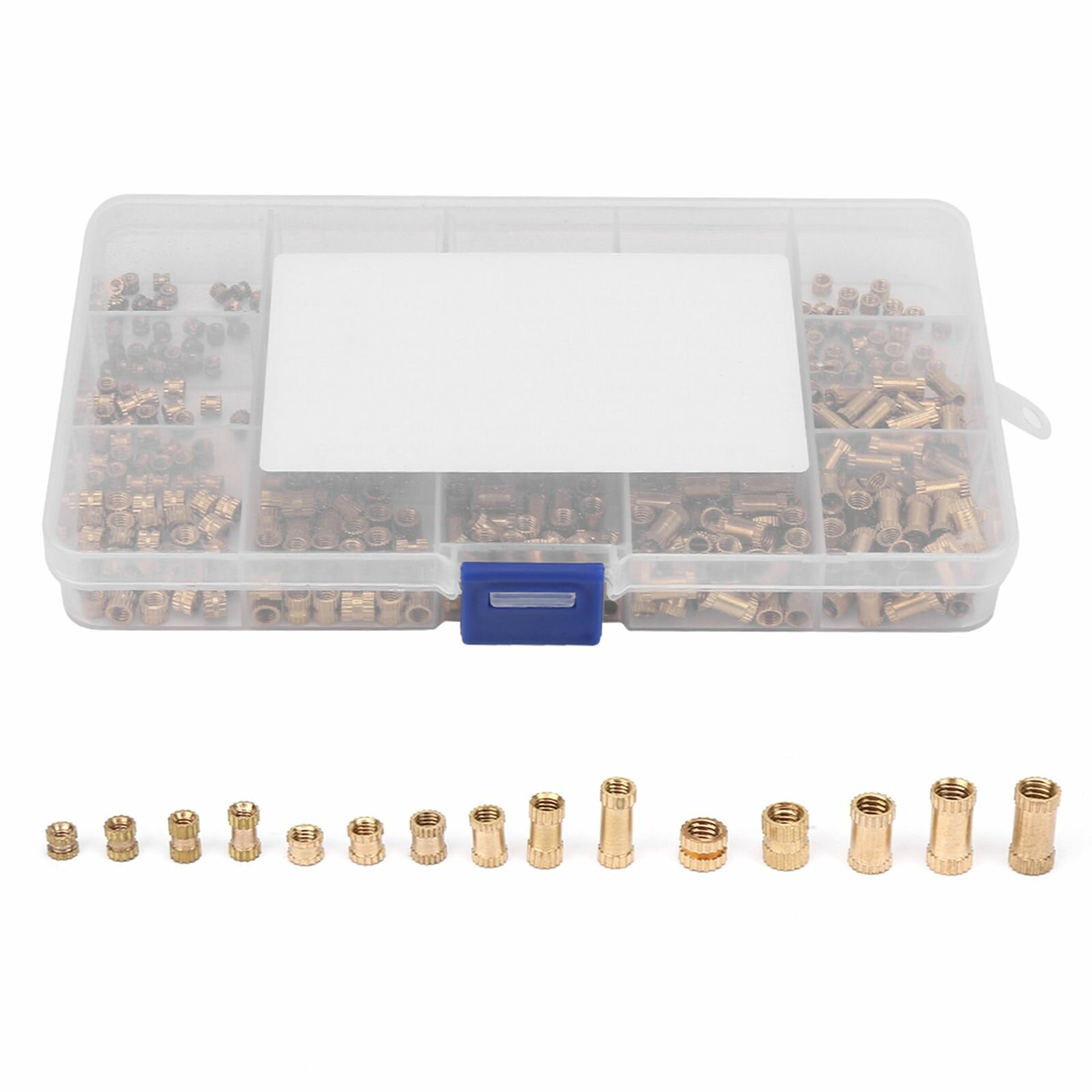 450 шт. литые латунные гайки с насечкой