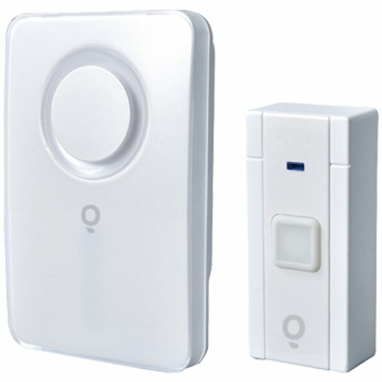 Звонок беспроводной Foton Lighting FOTON FL- AG-9621K/AC(220Vевр. вилка), 434MHz, 80-120m, 36мелод, 3 уровн. гром, LEDинд, WT - цифр. звонок