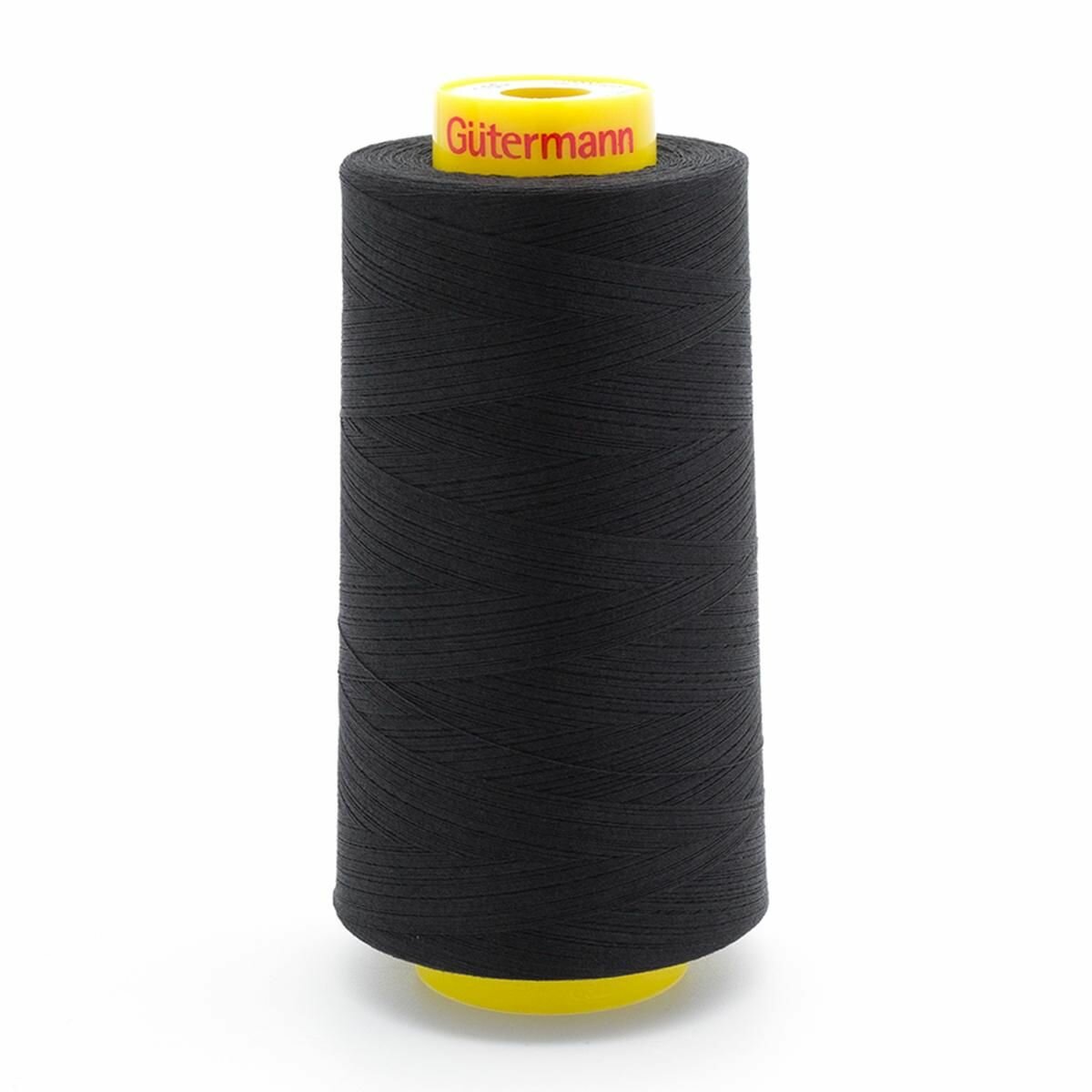 Нить для шитья Guetermann Mara 150/5000 м, 100% п/э, черный, 1 шт (713961)