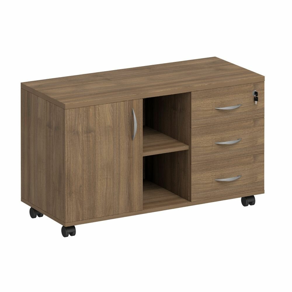 Тумба под телевизор/оргтехнику Юнитекс 105х44х60 шамони темный