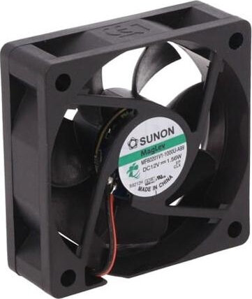 Вентилятор SUNON MF60201V1-1000U-A99 Вентилятор: DC осевой 12ВDC 60x60x20мм 38,87м3/ч 33,5дБА Vapo 1шт