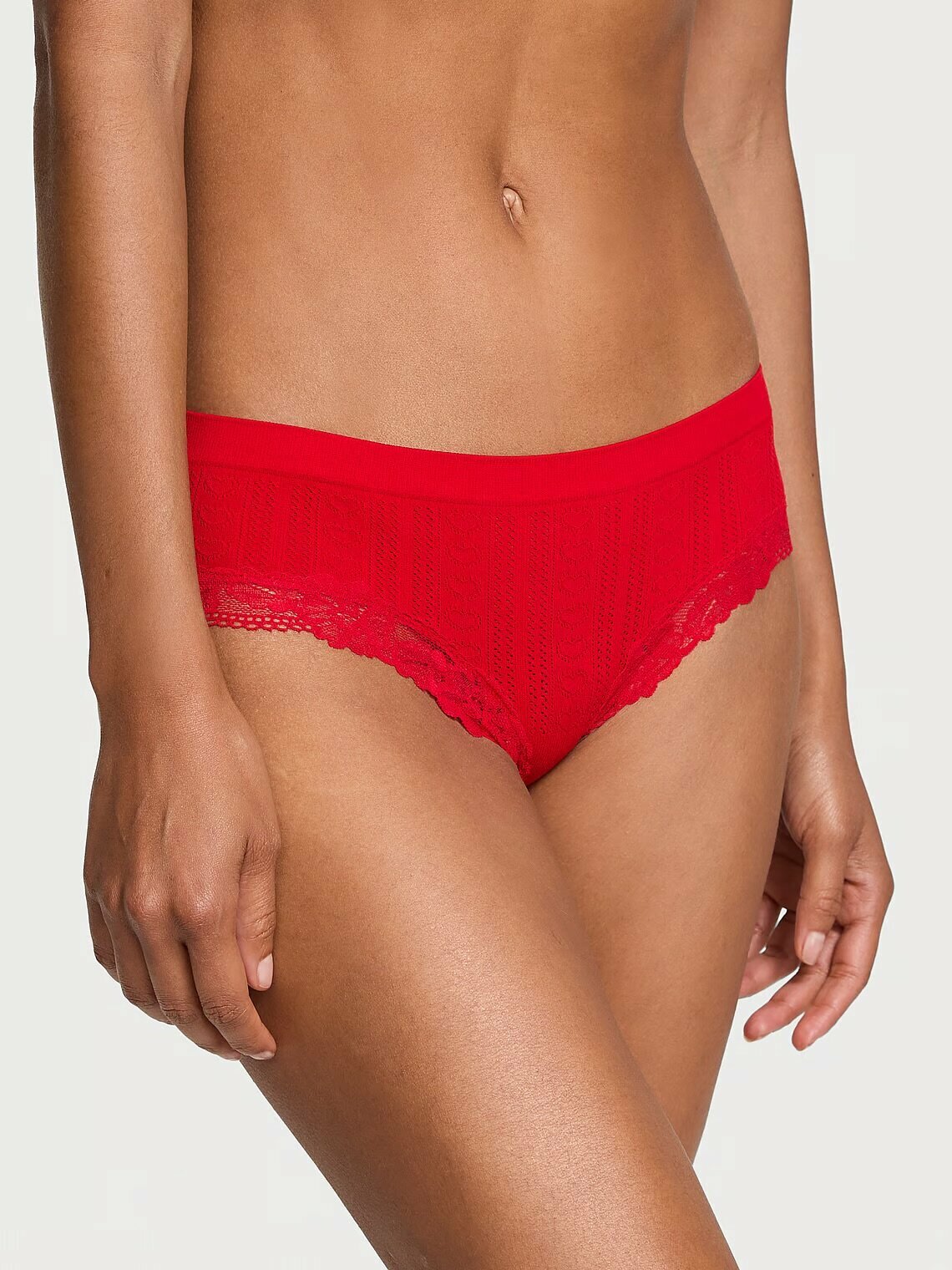 Трусы Seamless Pointelle Heart Hiphugger Panty