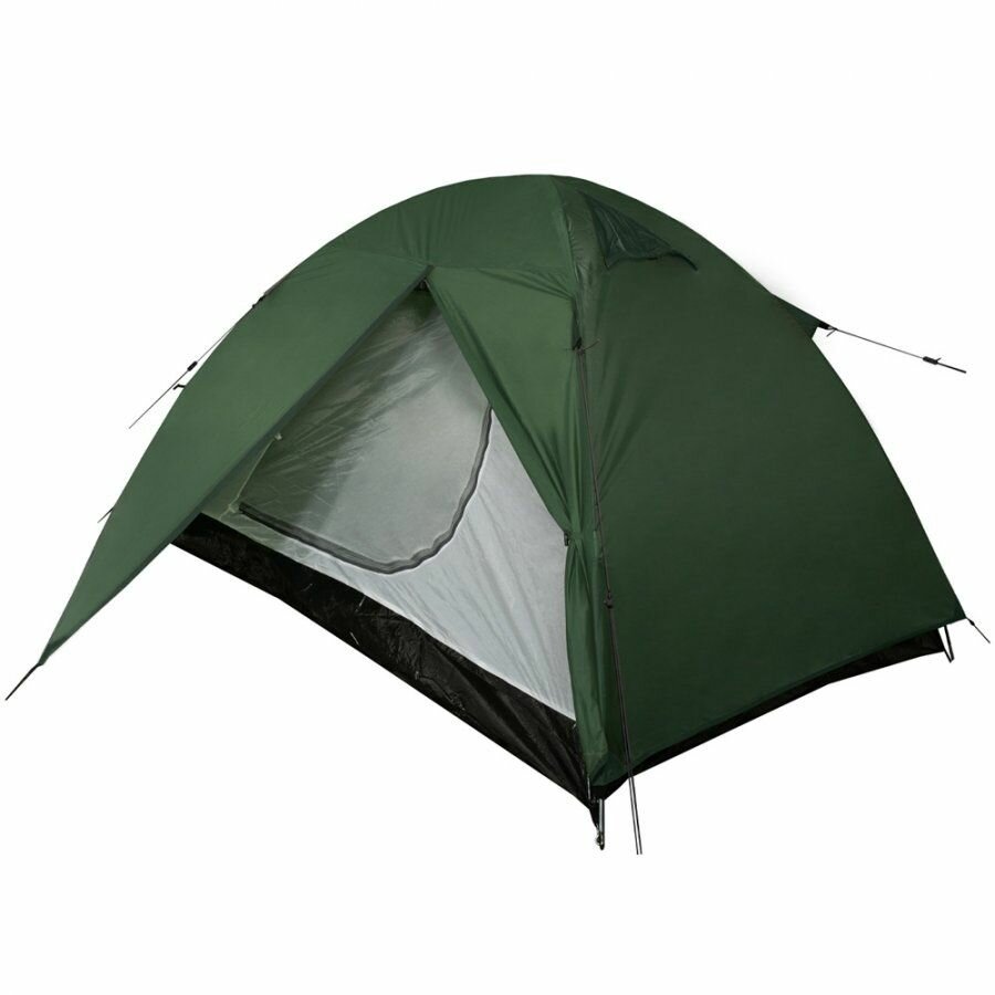 Палатка Totem Tepee-4 TTT-027, палатка кемпинговая четырехместная, цвет зеленый