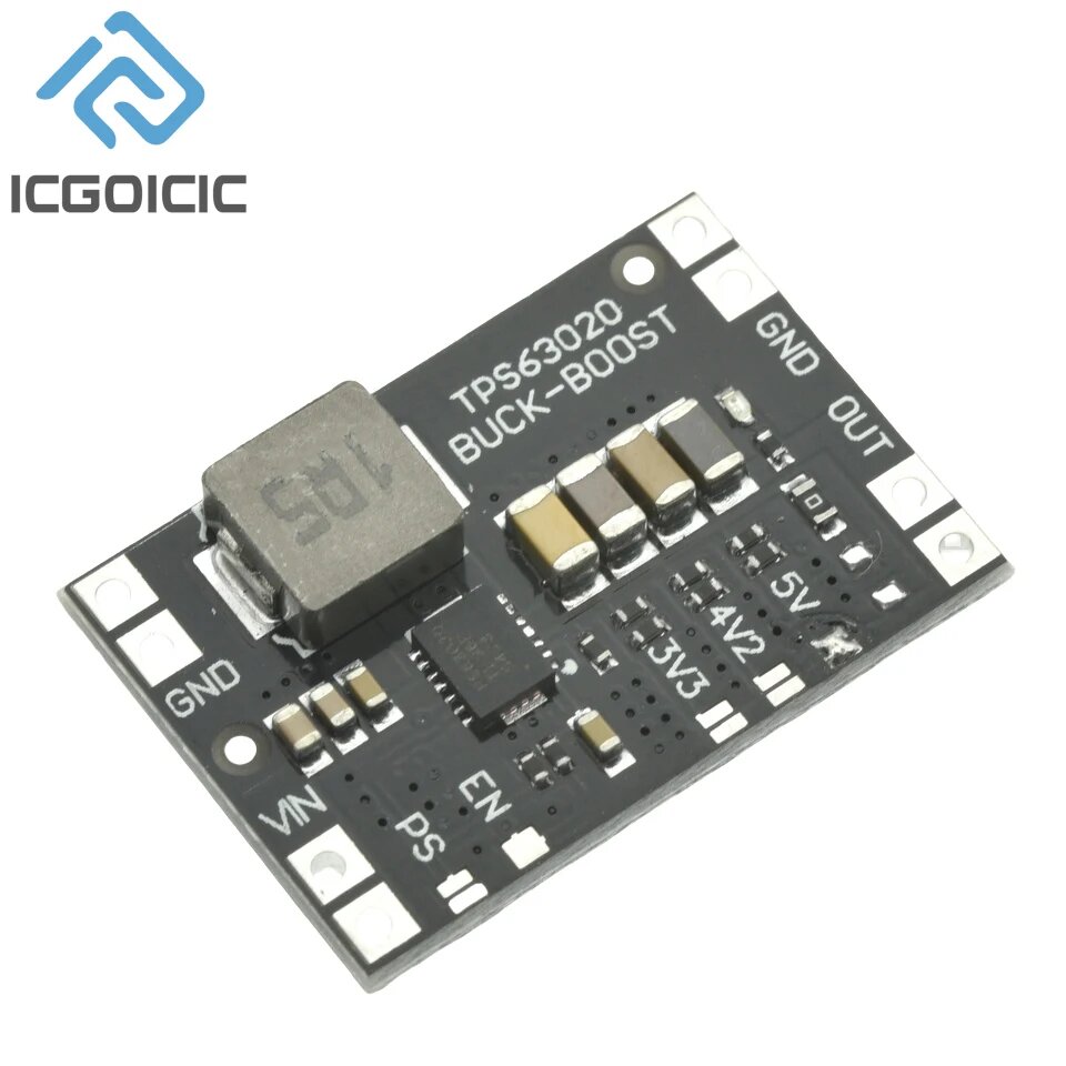 Модуль питания TPS63020 Buck-Boost 3.3V/4.2V/5V