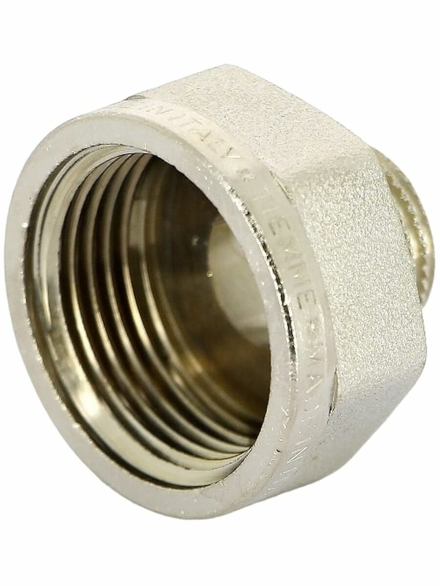 Переходник Tiemme 3/4"Вх1/2"Н лат. никелир, 1500127(1551N000405)