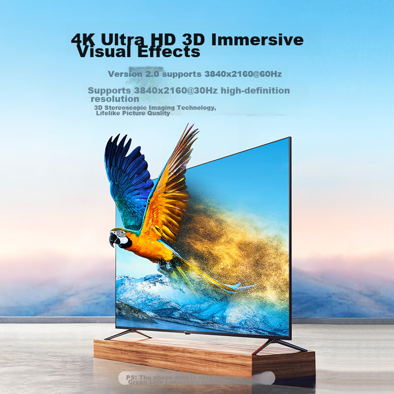 Lulian HDMI 2.0 Splitter, 1-In 4K 60Hz Dual-Screen Simultaneous Display, 1 Input 2 Output, High-Definition Video Splitter, One-To for Laptop to TV, Monitor, Projector, 90804