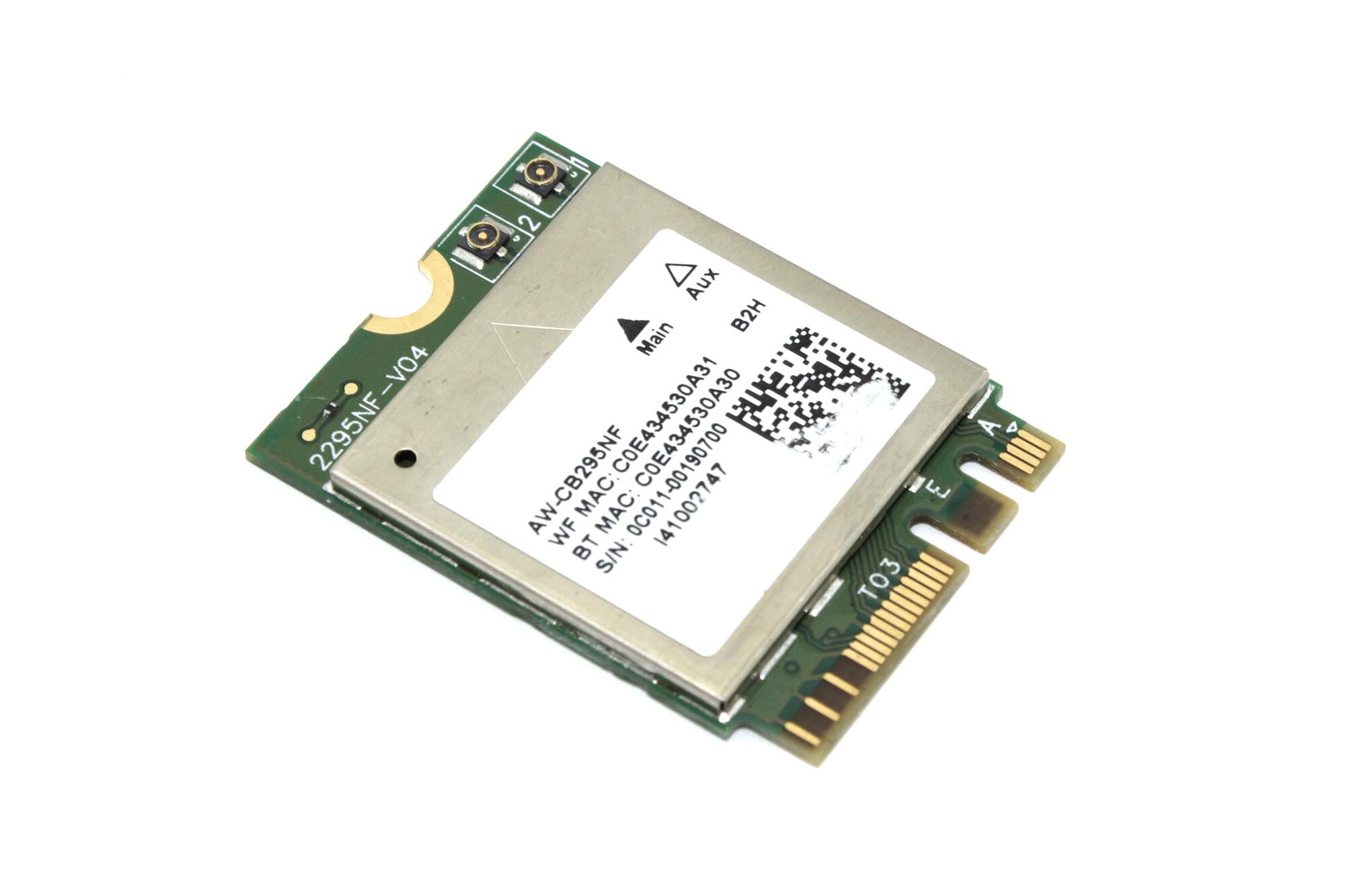 Wi-Fi адаптер + Bluetooth AzureWave AW-CB295NF 802.11A/B/G/N/AC WLAN+BT4.2 M2
