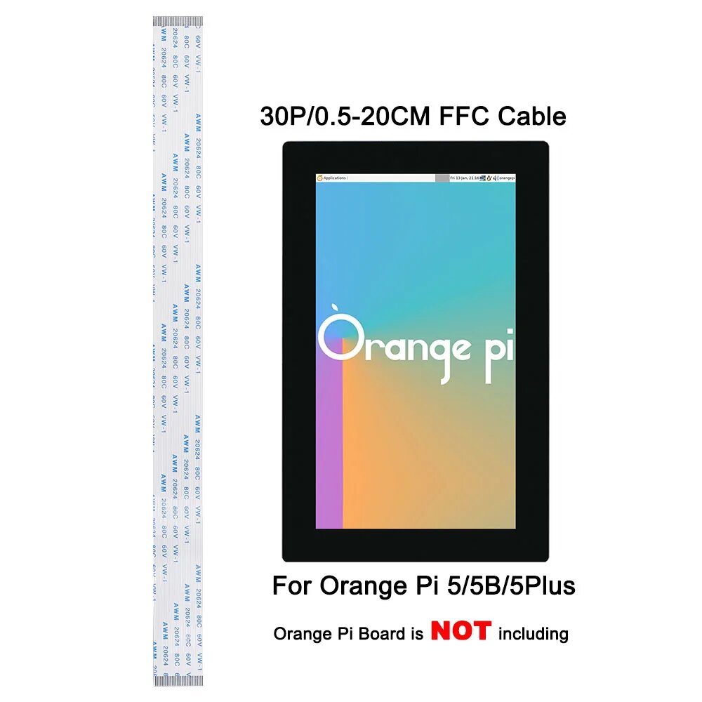 Дисплей 5" для Orange Pi 5/5B/5Plus, For OPI-5Pro Board