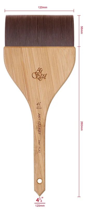 ArtSecret кисть для масляной живописи из синтетических волос size120mm 1PC