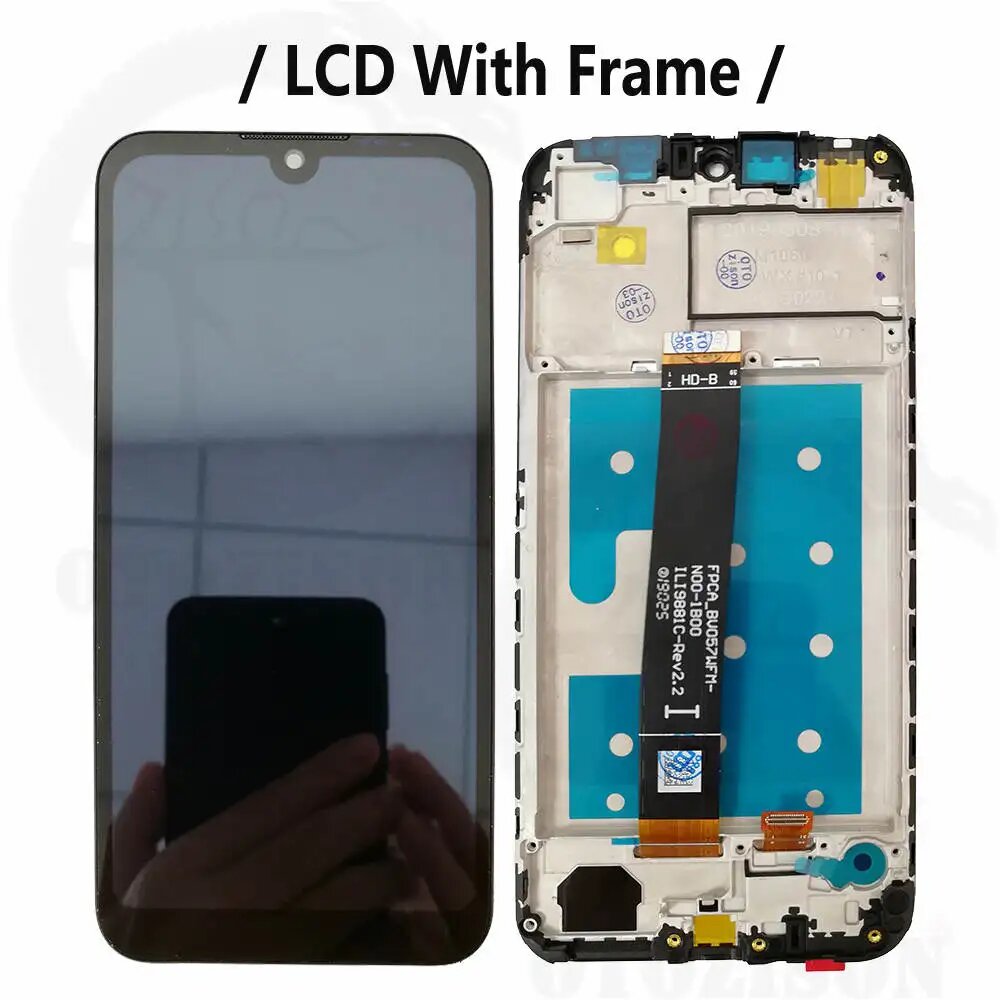 Для Huawei Honor 8S ЖК-дисплей с рамкой KSE-LX9 KSA-LX9 ЖК-дисплей Y5 2019 AMN-LX9 With Frame Black