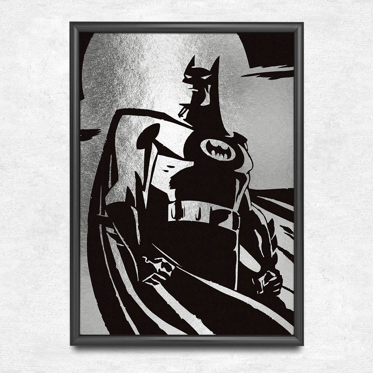 Постер на стену Бэтмен / плакат интерьерный Batman. Бетмен. Темный рыцарь. Супергерой