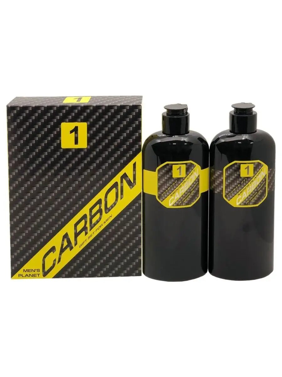 Набор Men's Planet Carbon 1(Шампунь 250мл+Гель д/душа 250мл)