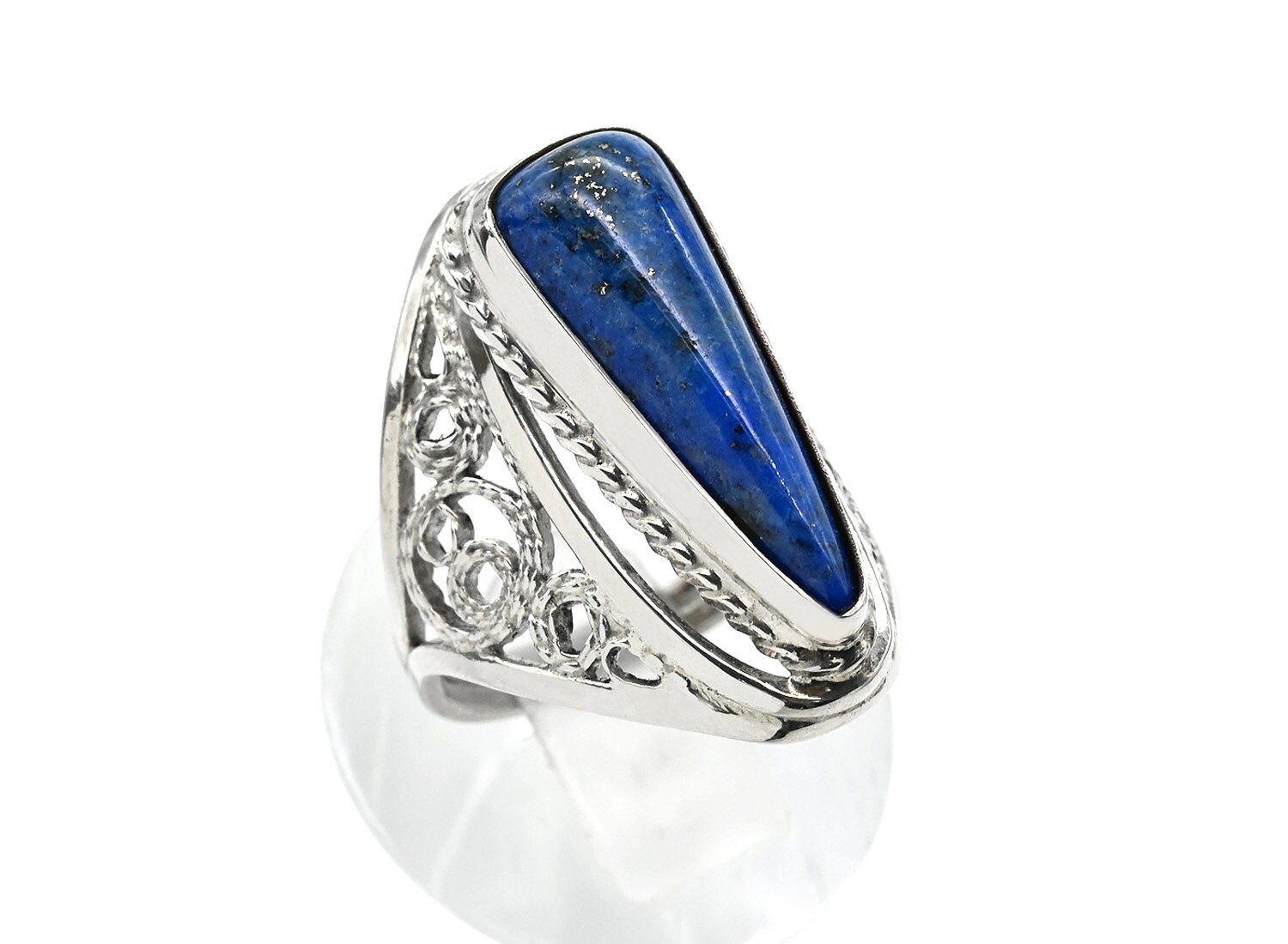 Кольцо, лазурит