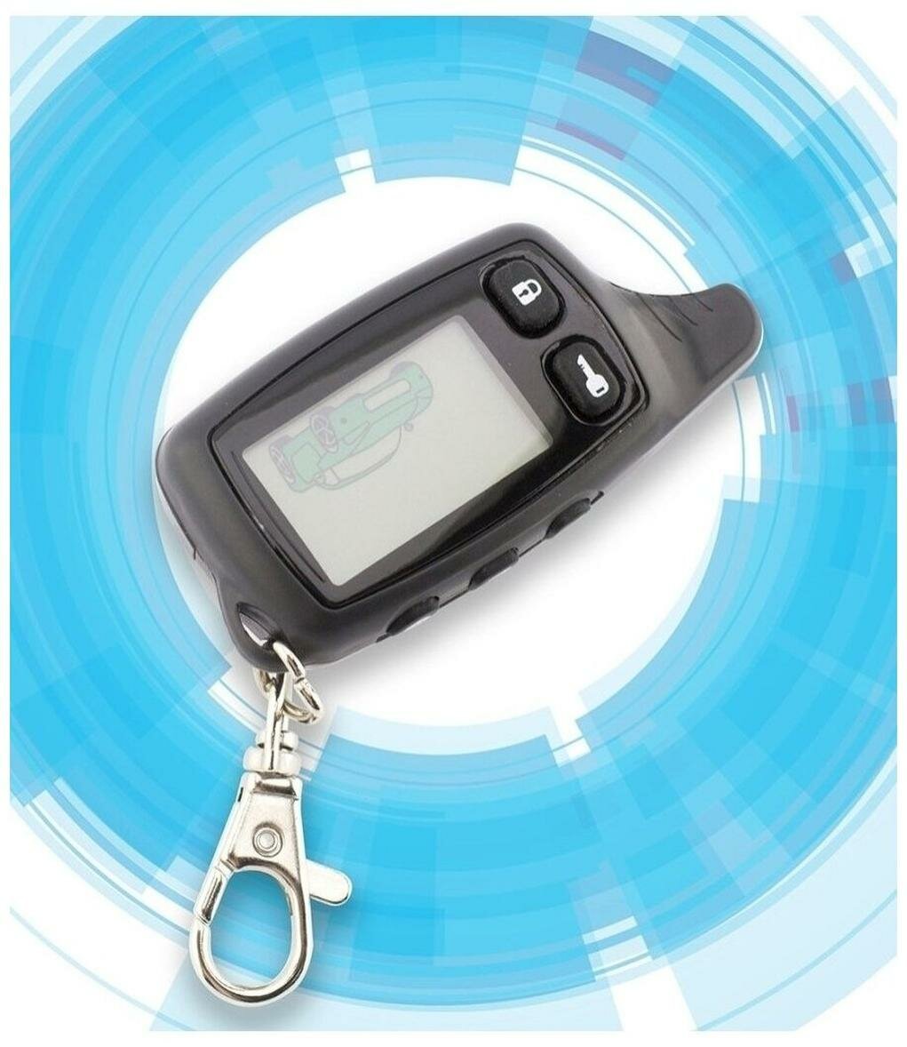 Брелок для автосигнализации Tomahawk ТВ9010, ЖК дисплей, черный