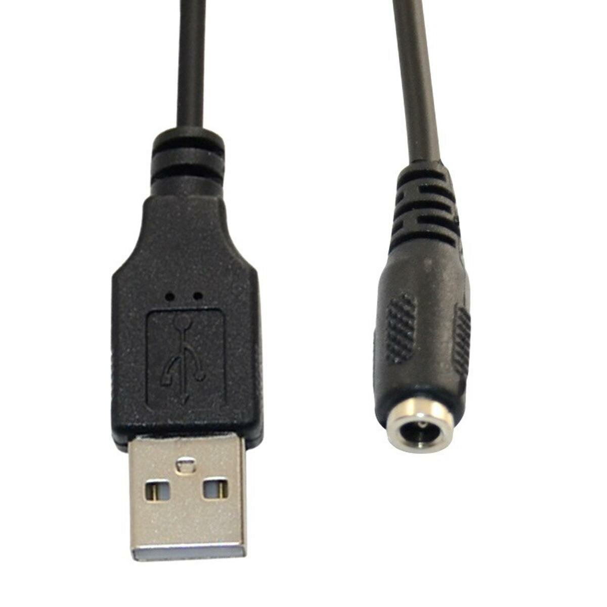 USB 2.0 A Male to 3.5mm1.35mm Female DC Converter Jack Power Plug CCTV DVR Cable 1.5M